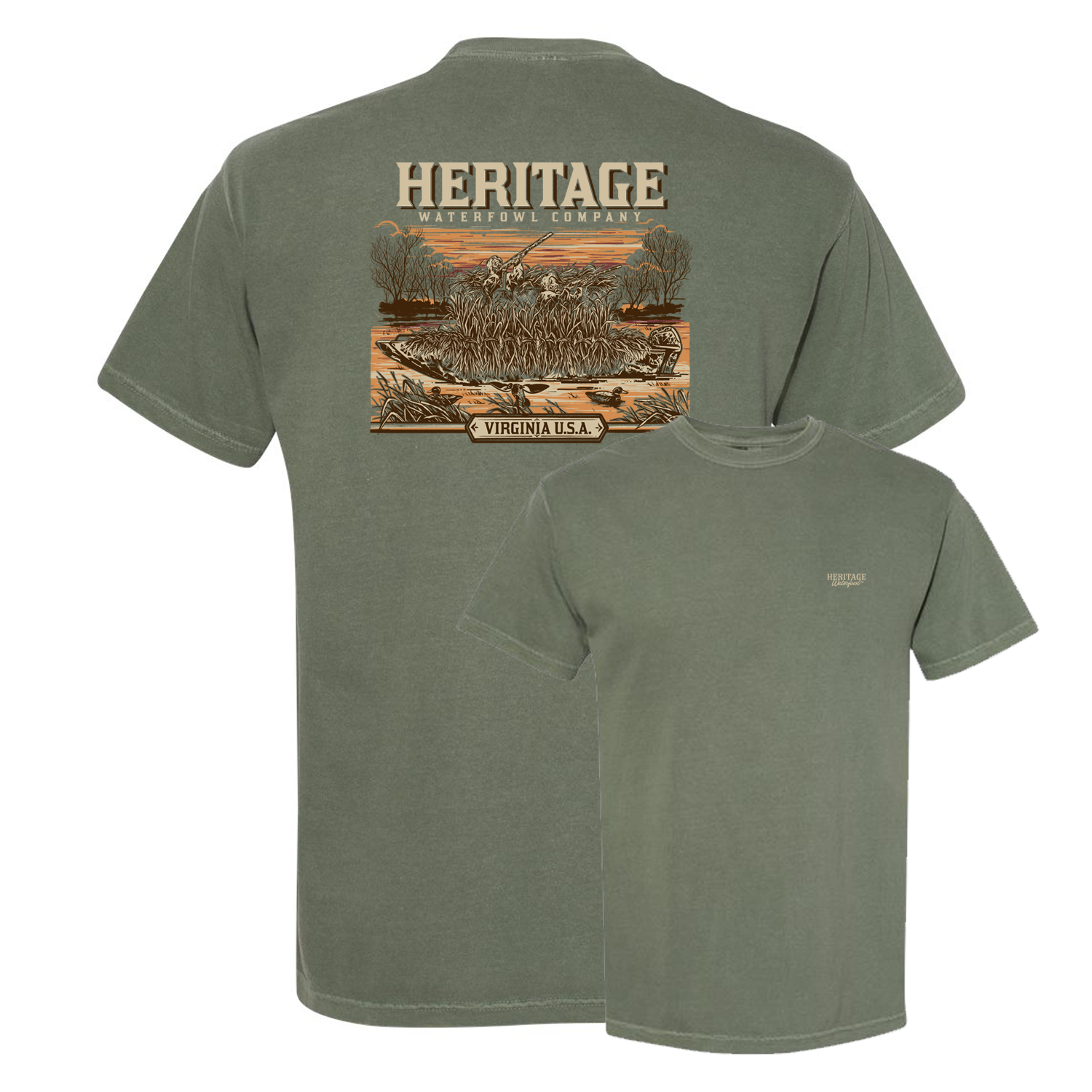 Boat Blind Tee – Heritage Waterfowl Co.